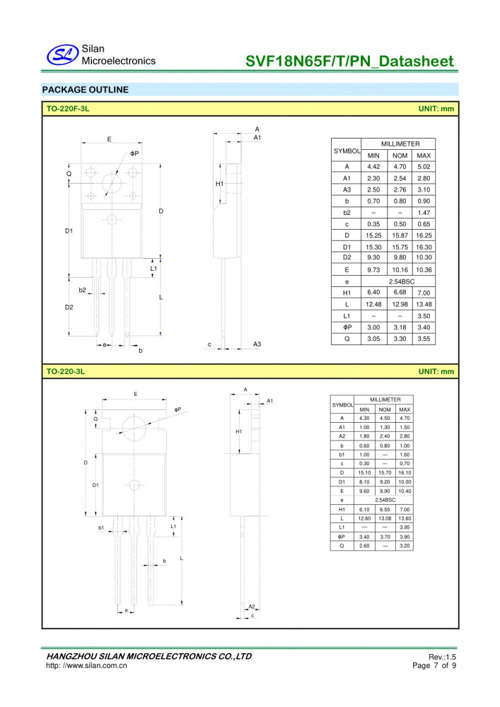 SVF18N65F datasheet page 7