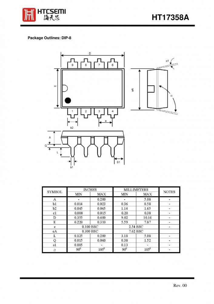 HT17358ARZ datasheet page 5