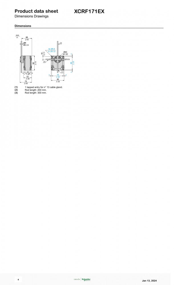 XCRF171EX technical document page 4