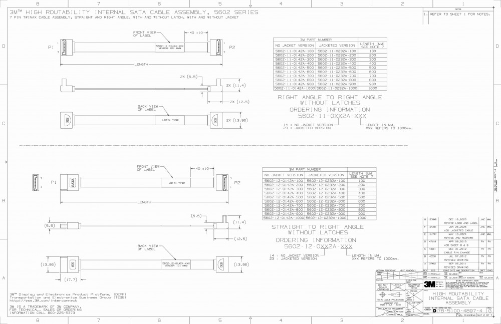 5602 Series drawing page 2