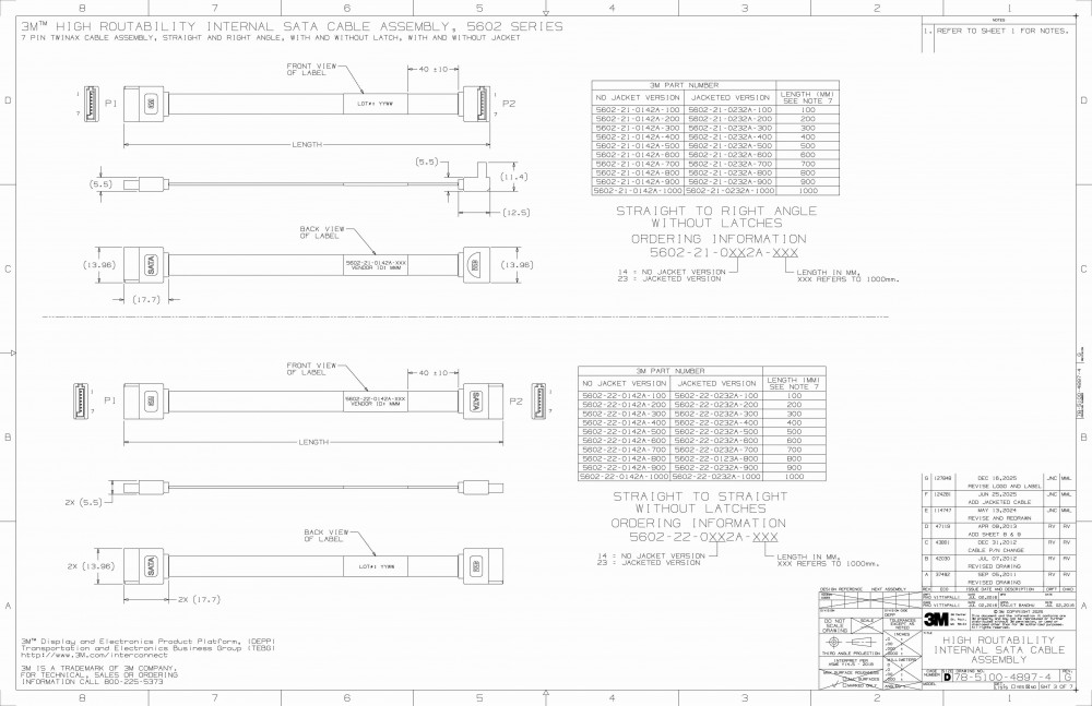 5602 Series drawing page 3