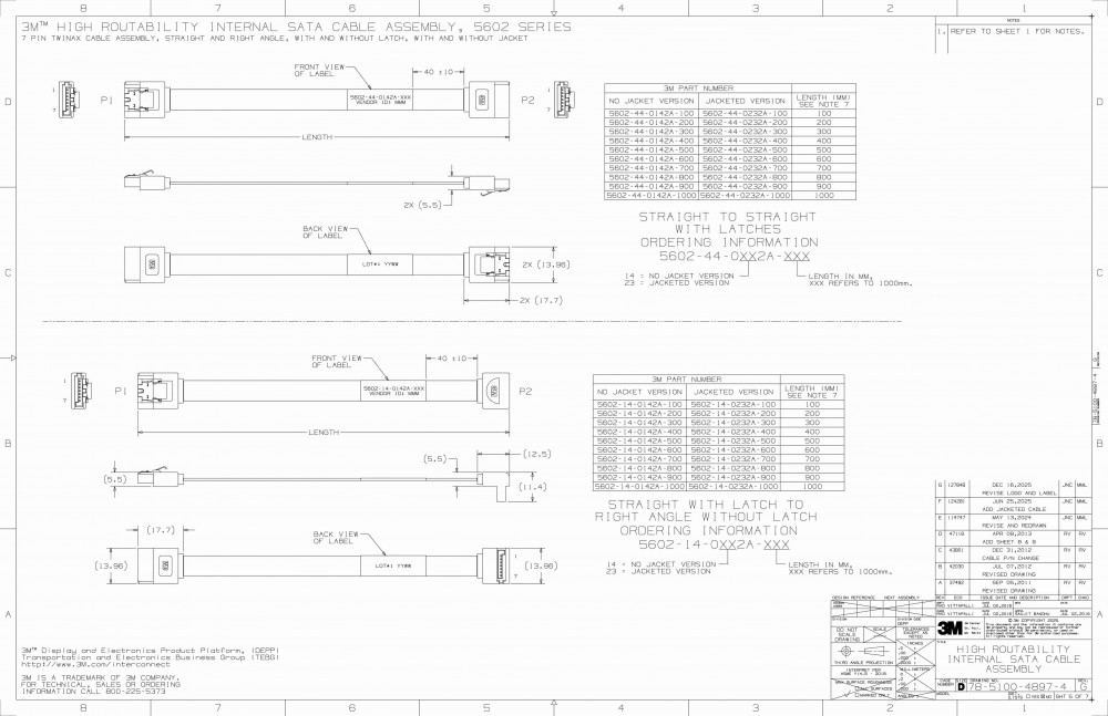 5602 Series drawing page 5