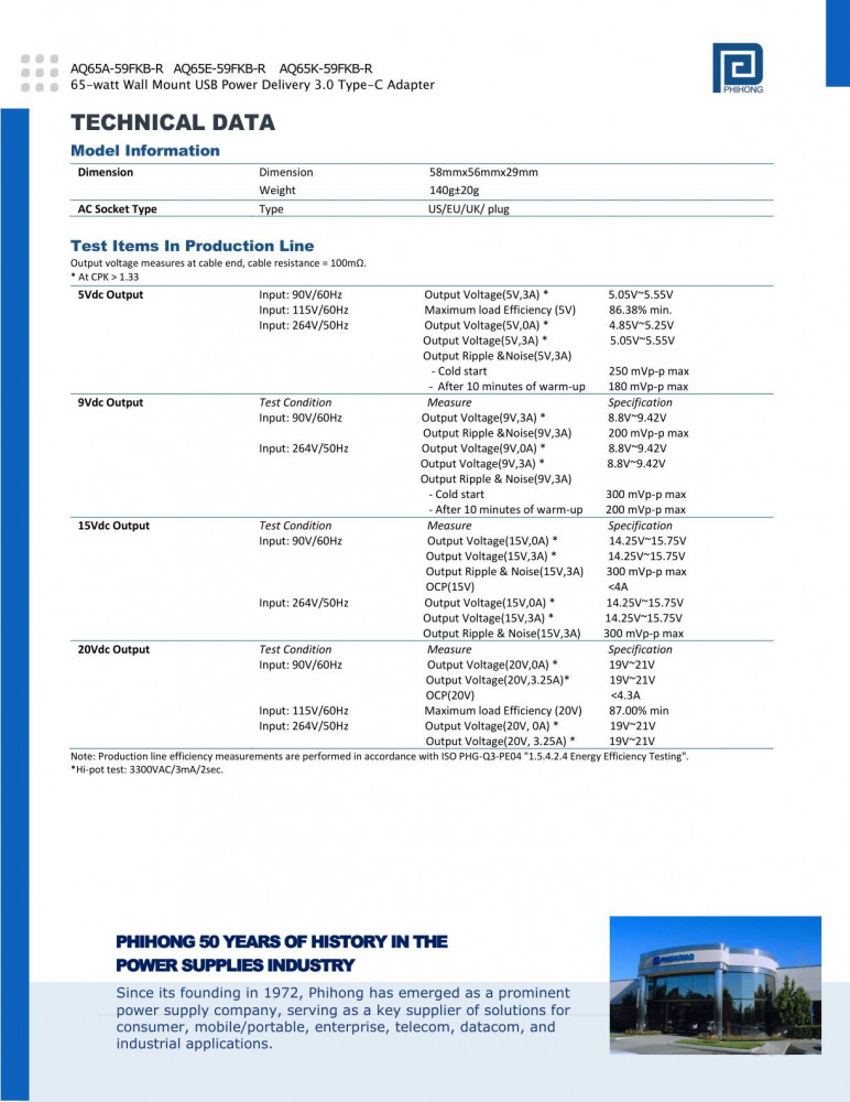 AQ65K-59FKB-R technical document page 6