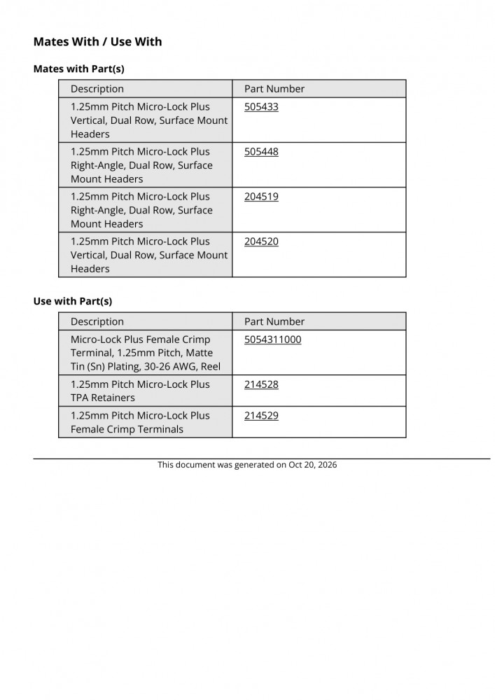 Product document image 3 for MOLEX 2145271801