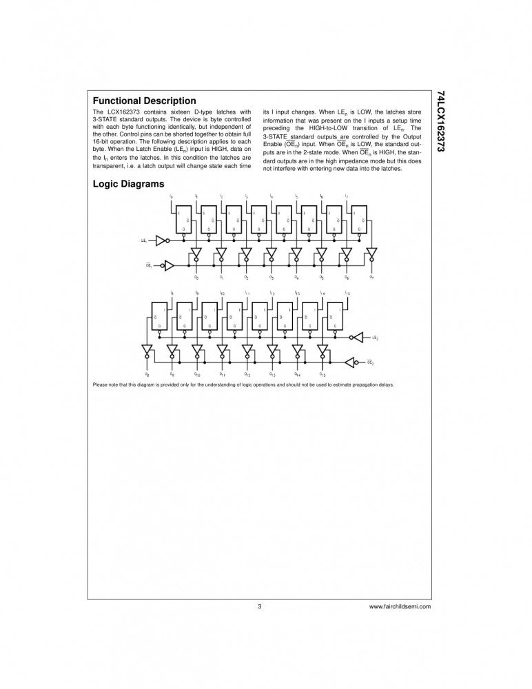 74LCX162373 datasheet preview, page 4