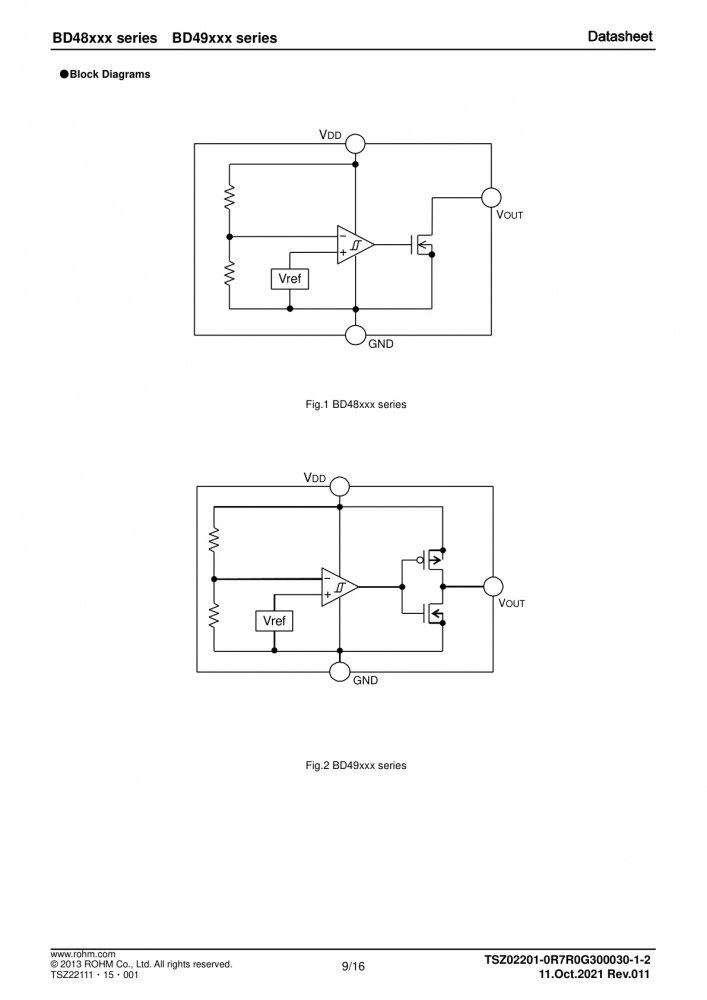 BD4860FVE-TR technical document page 9