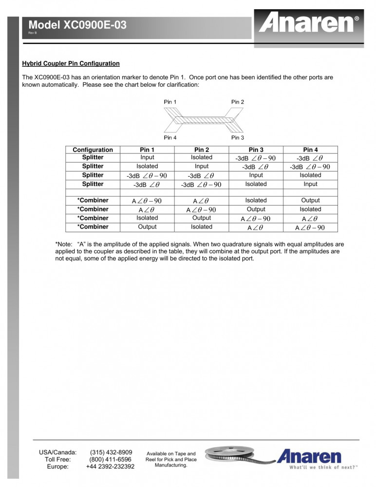 XC0900E-03S datasheet page 2