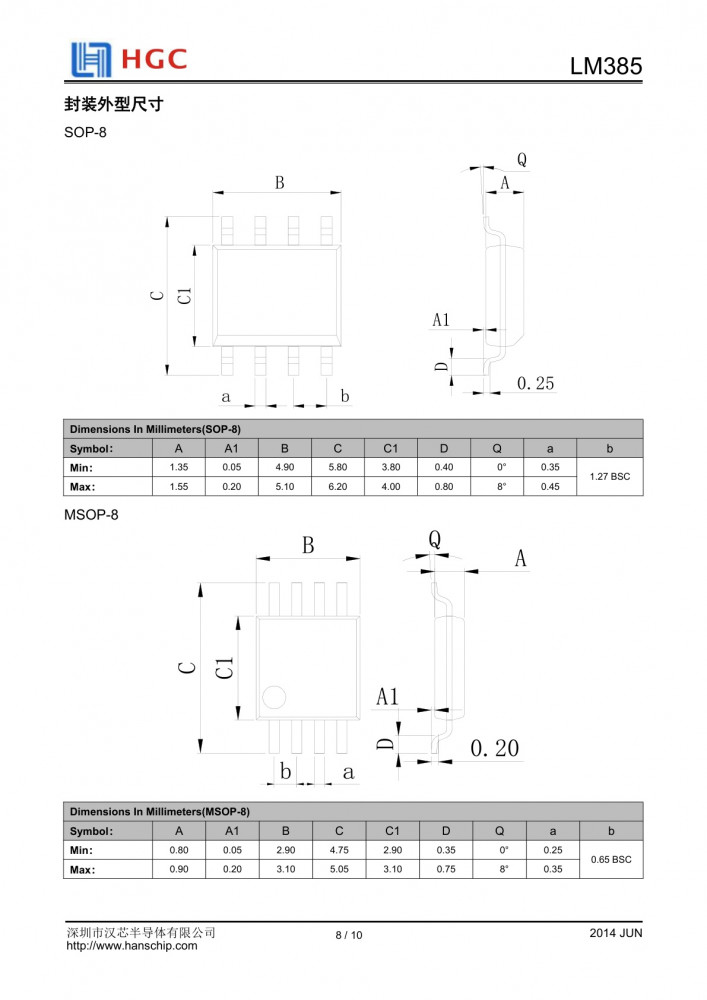 LM385 datasheet page 8