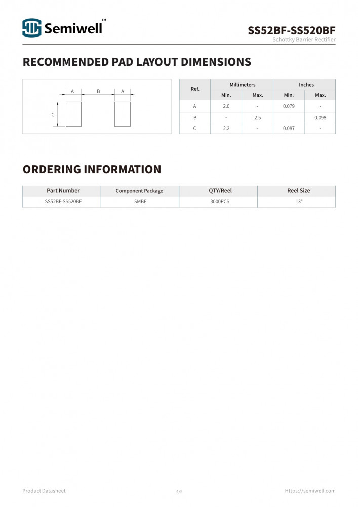 SS56BF datasheet page 4