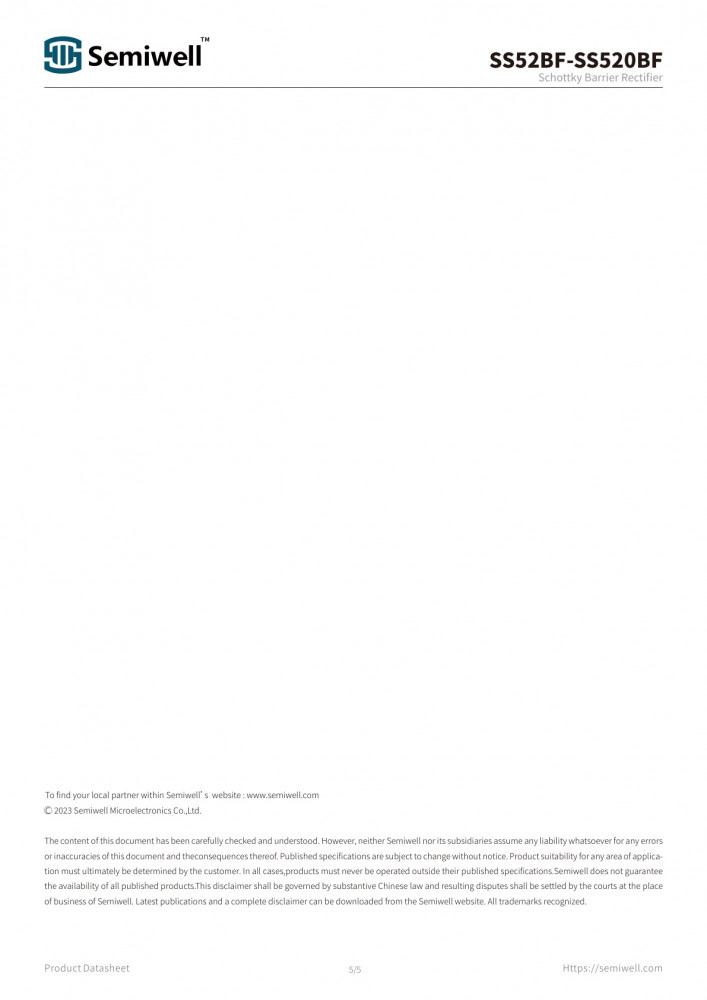 SS56BF datasheet page 5
