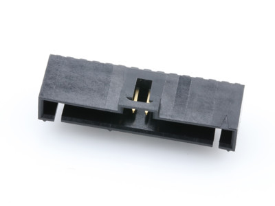 2.54mm Pitch SL Header, Low Profile, Single Row, Right Angle, 3.05mm Pocket, Shrouded, 24 Circuits, Tin (Sn) Plating