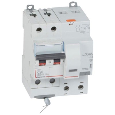 RCBO DX3 6000A 2 pole 20A curve C type AC 30mA for sale