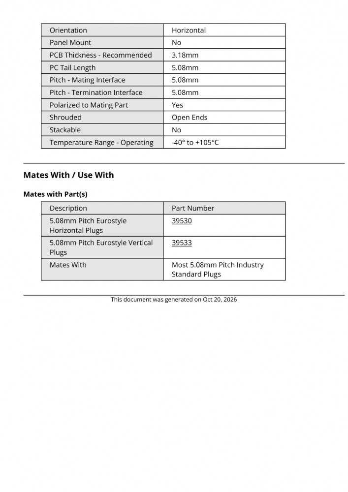 MOLEX 395320004 technical document image 3