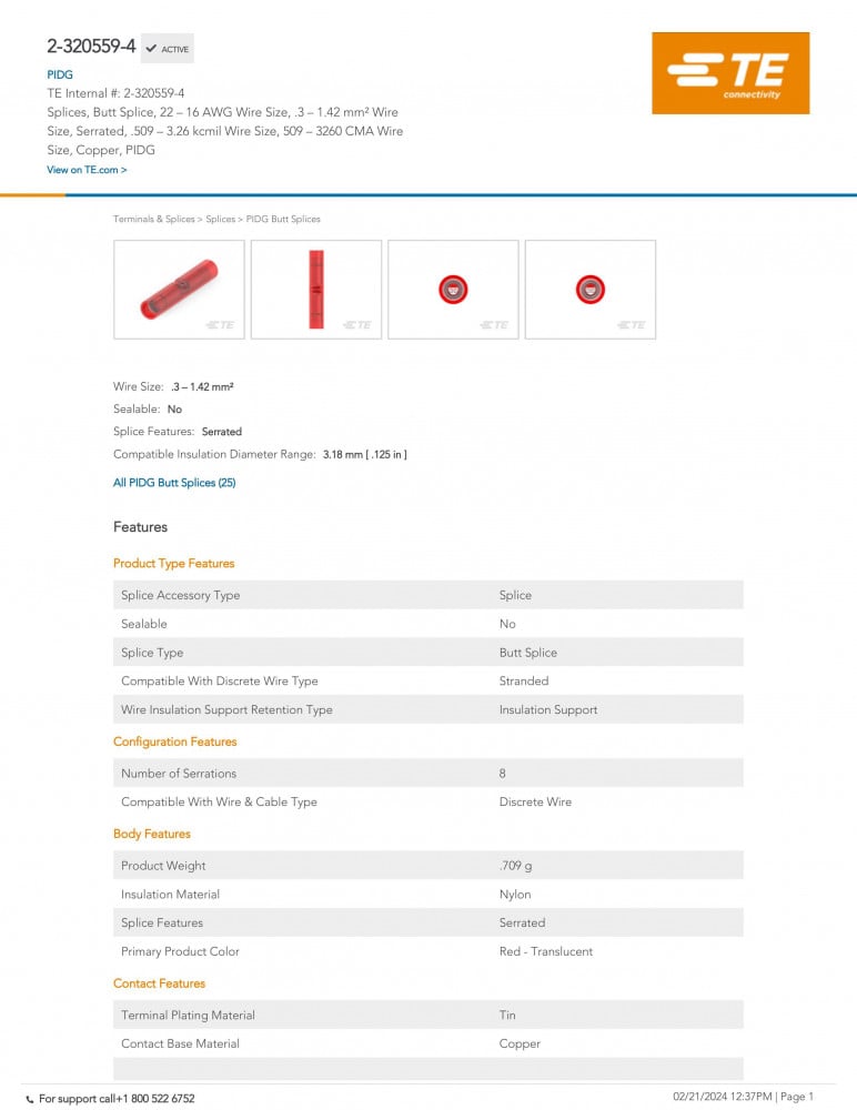 2-320559-4 technical document page 1