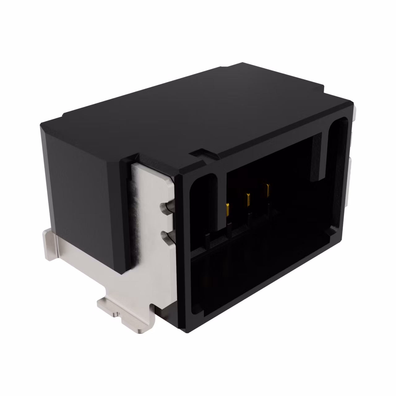1.00mm Pitch, Rely-On PCB Header, Single Row, Right-Angle, Surface Mount, 0.38µm Gold (Au) Plating, Inner Positive Lock, 6 Circuits, Black for sale