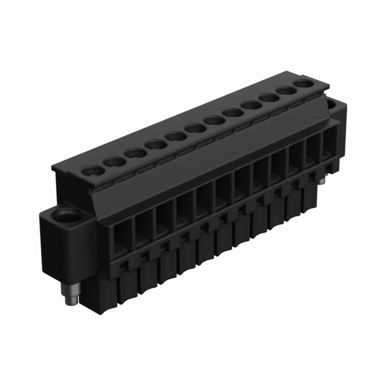 3.50mm Pitch Eurostyle Vertical Plug, with Retention Screws, Rear Wire Entry, 12 Circuits for sale