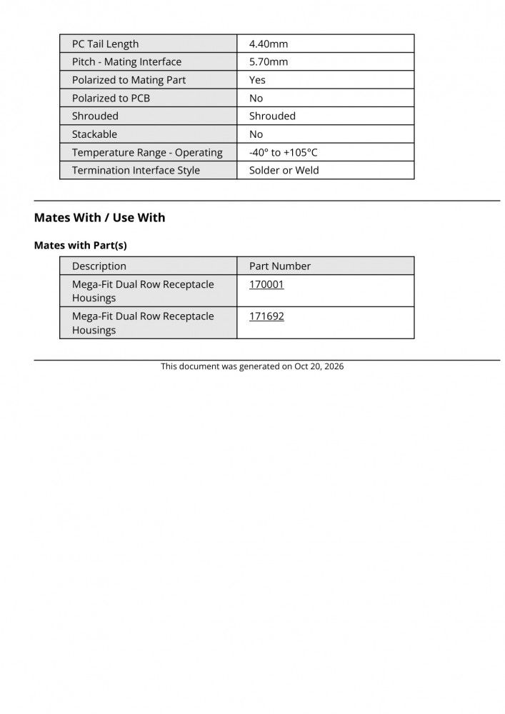 MOLEX 2247440061 product document image, page 3