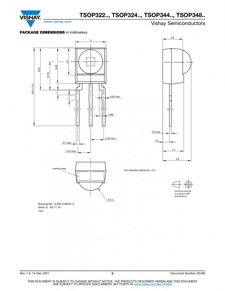 TSOP32440 datasheet page 6