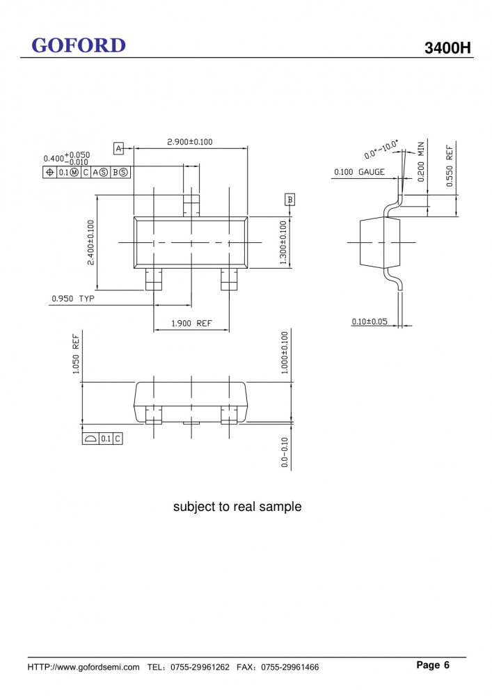GOFORD 3400H datasheet page 6