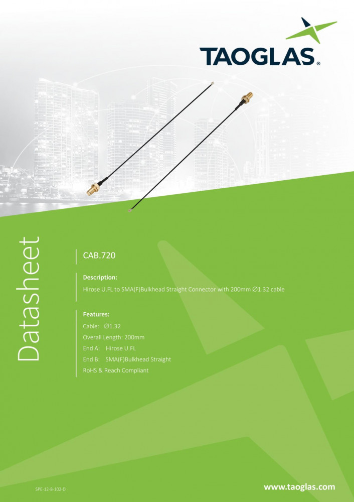 CAB.720 datasheet page 1