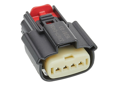 MX150 Mat-Sealed Female Connector Assembly, Single Row, 4 Circuits, Keying Option C, Brown; For USCAR Compliance, Use Alternate Part Number: 334710462 for sale