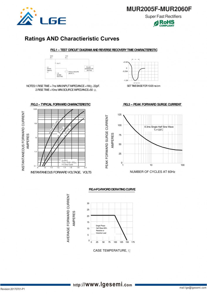 LGE MUR2060F datasheet page 2
