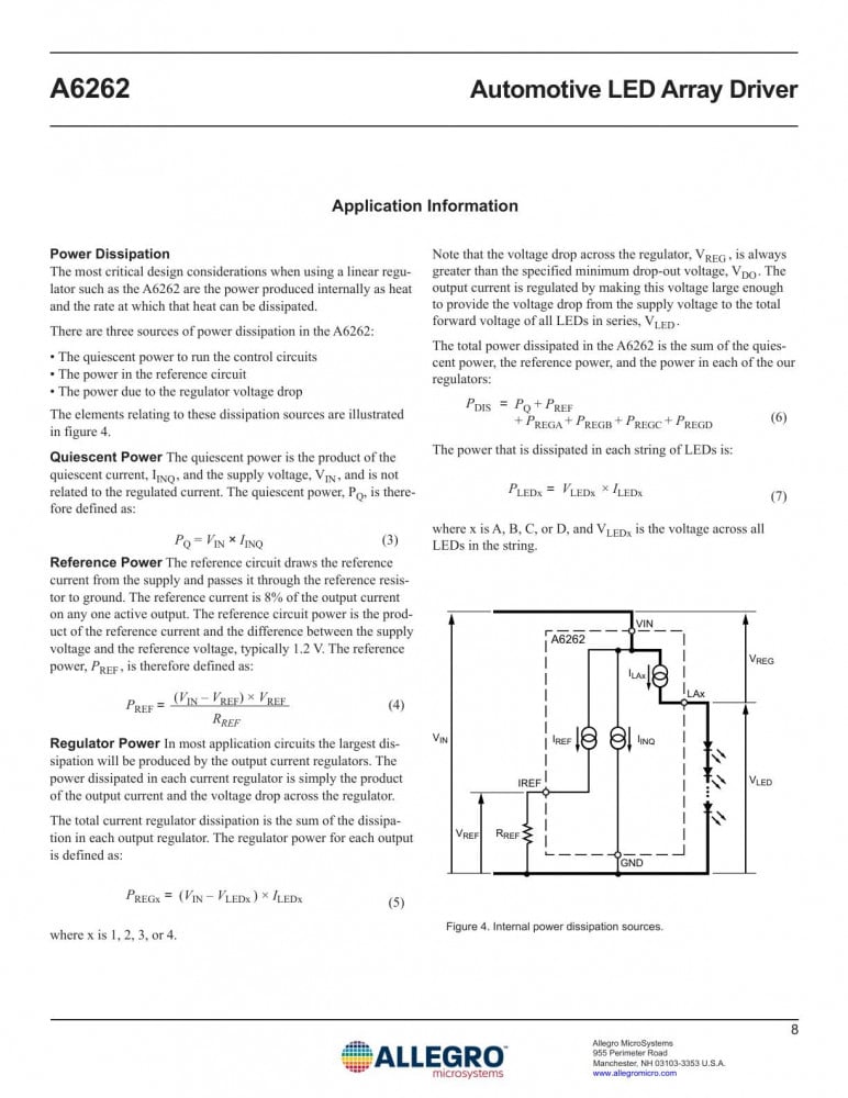 A6262 datasheet page 8