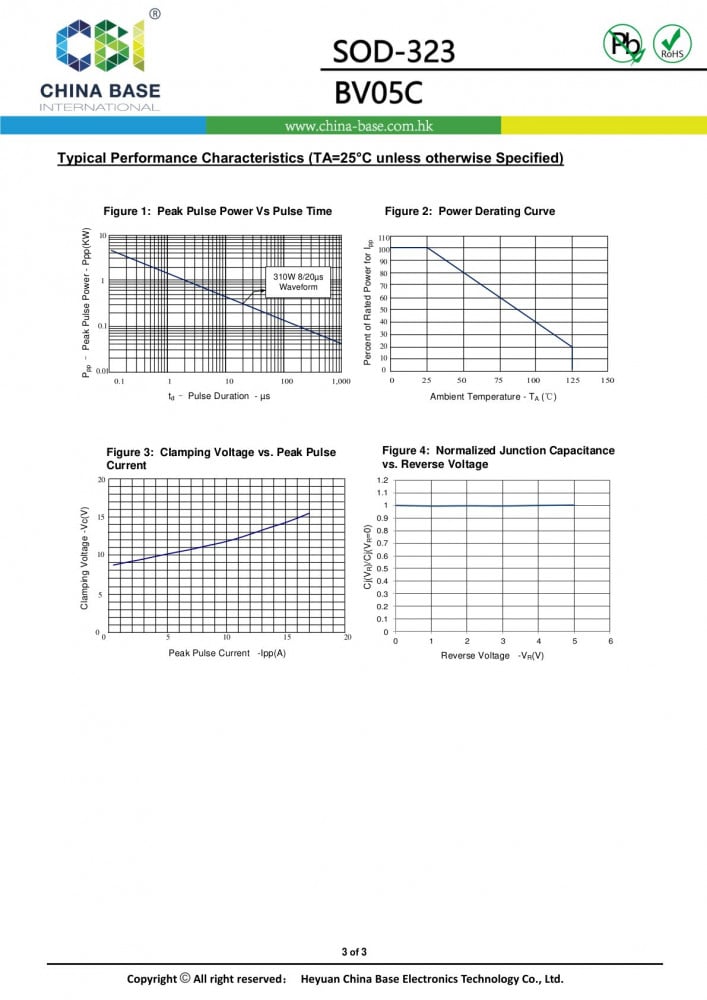 CBI BV05C datasheet page 3
