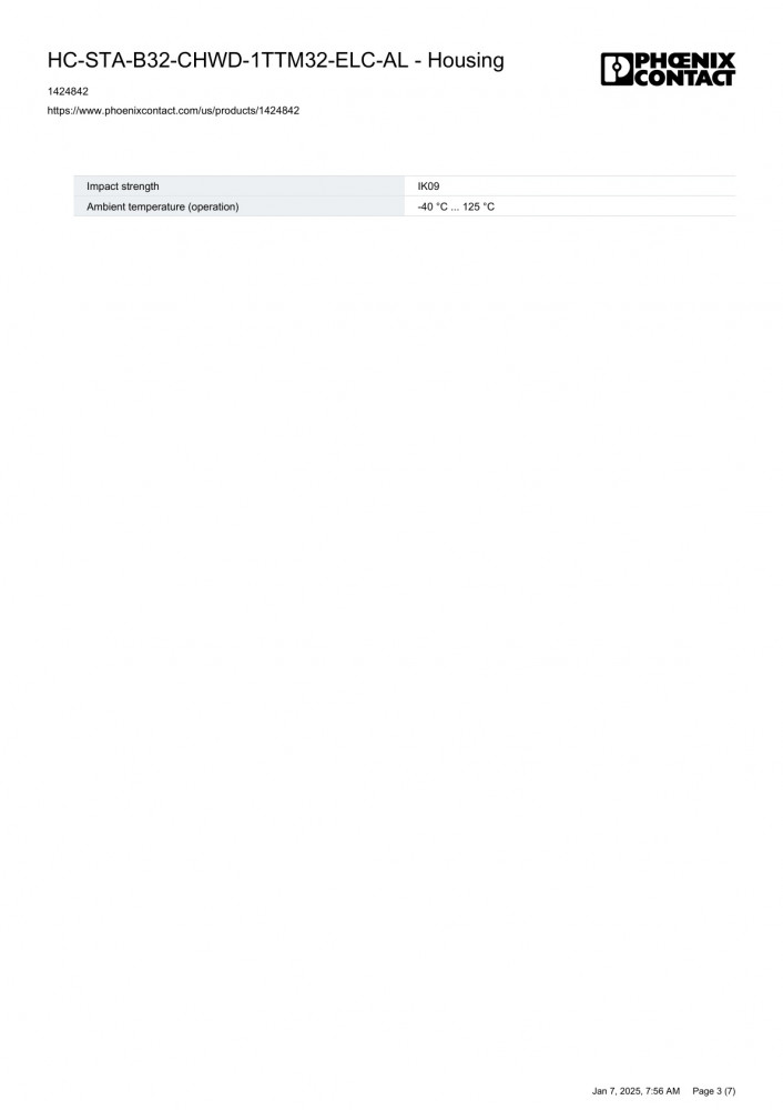 Phoenix Contact 1424842 technical document page 3