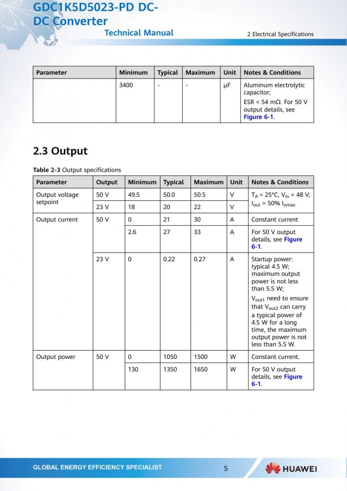 GDC1K5D5023-PD technical manual page 10
