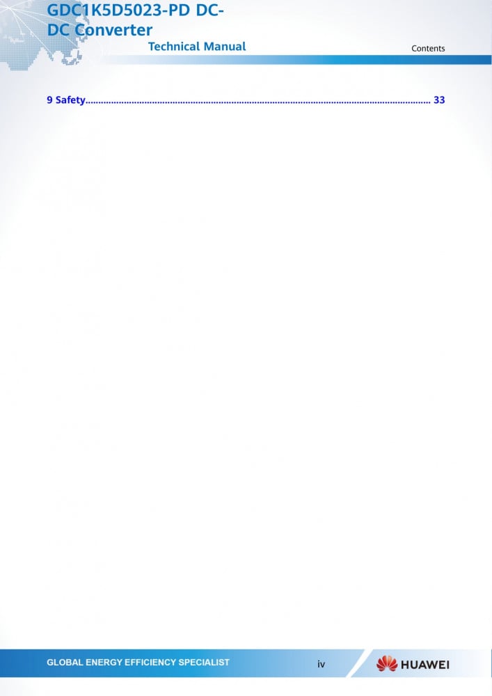 GDC1K5D5023-PD technical manual page 5