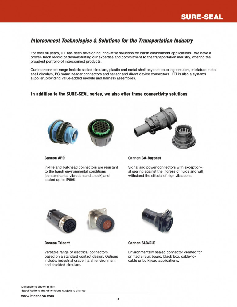 ITT CANNON SURE-SEAL documentation page 3