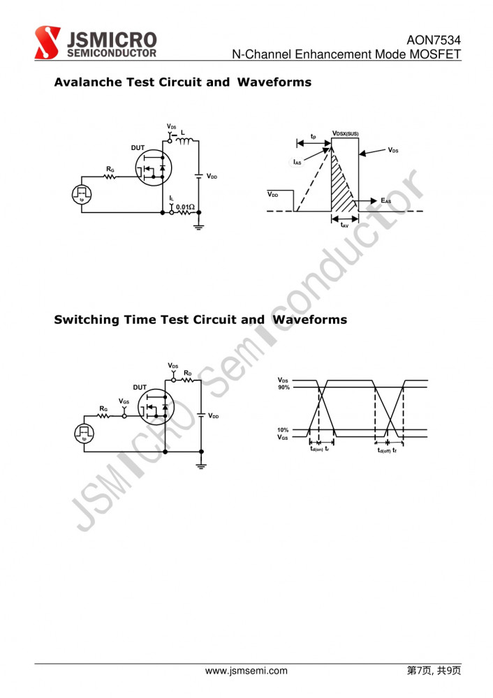AON7534-JSM datasheet page 7