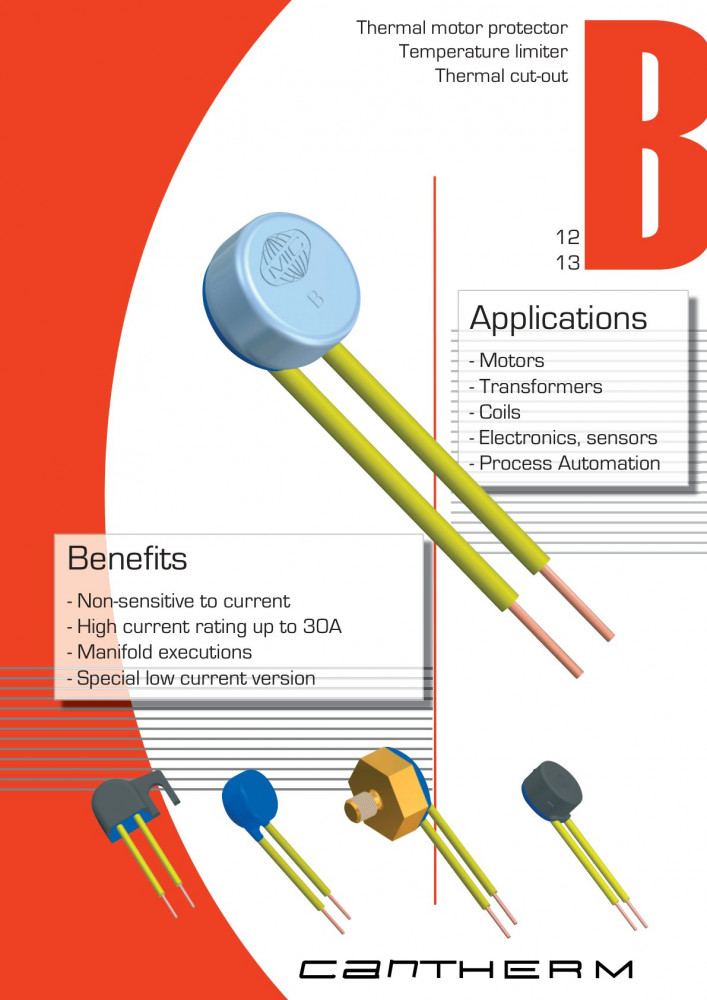 Cantherm B12 technical document page 1