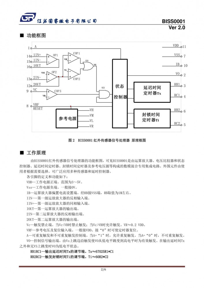 BISS0001 datasheet page 2
