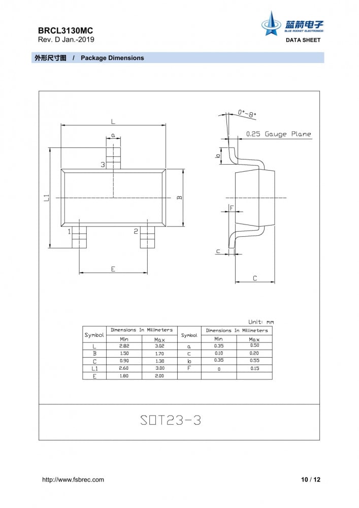 BRCL3130MC datasheet page 10