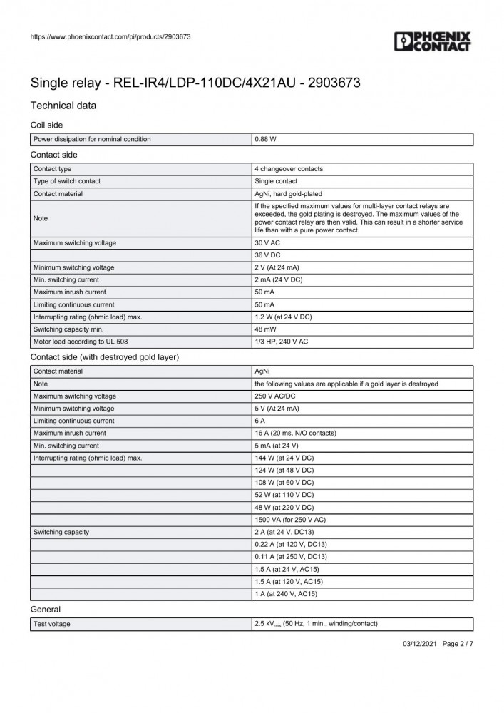2903673 technical document page 2