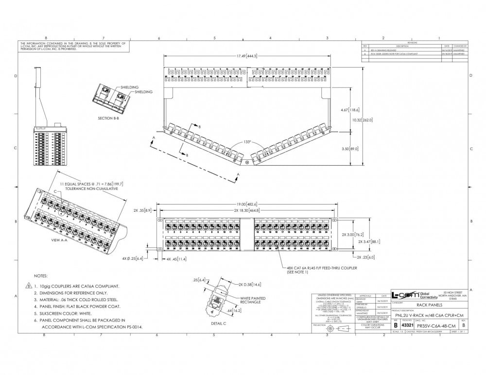 L-com PR35V-C6A-48-CM technical document preview