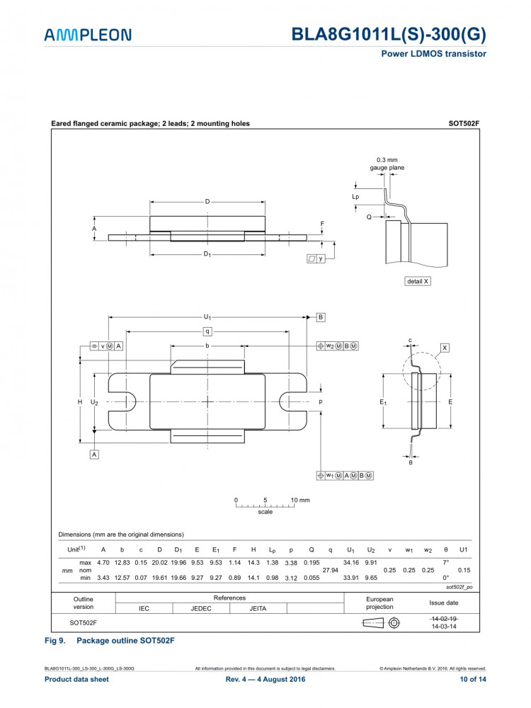 BLA8G1011L-300U datasheet page 10