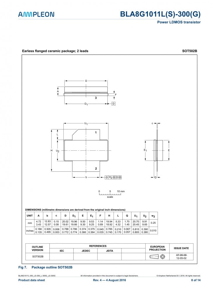 BLA8G1011L-300U datasheet page 8