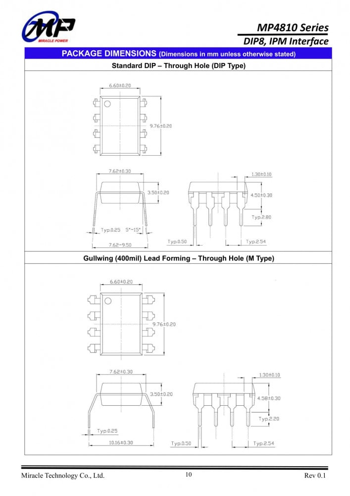MP4810 datasheet page 10
