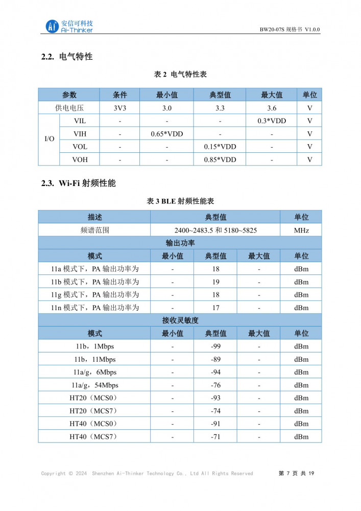 BW20-07S technical document page 7
