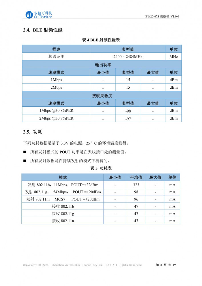 BW20-07S technical document page 8