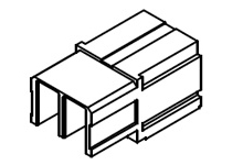7.50mm Pitch EXTreme Ten60Power Hybrid Connector Plug Assembly Tin (Sn) Tails