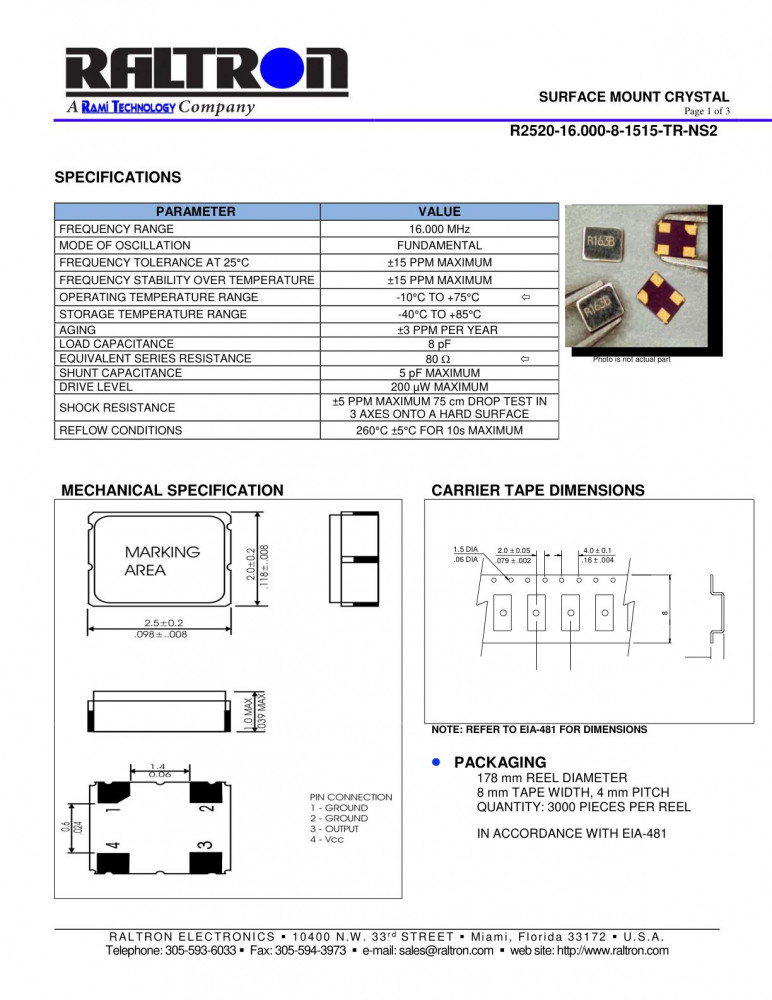 R2520-16.000-8-1515-TR-NS2 specification page