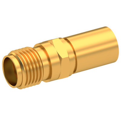 SMA / STRAIGHT PLUG MALE CRIMP TYPE FOR 2.6/50 S CABLE PASSIVATED CAPTIVE CONTACT