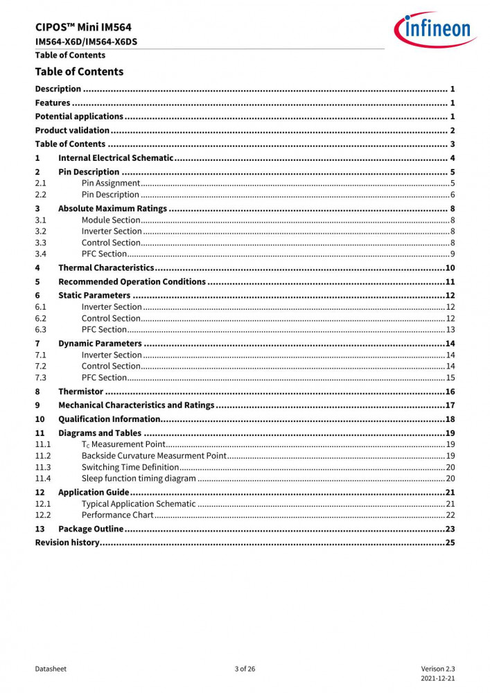 IM564-X6D datasheet page 3