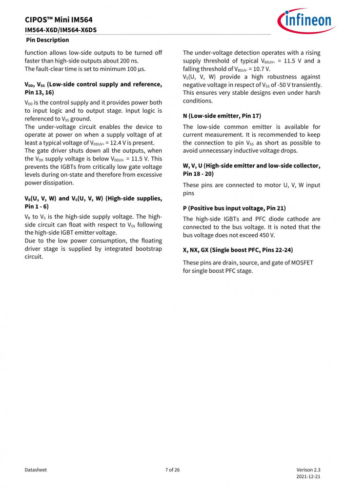IM564-X6D datasheet page 7