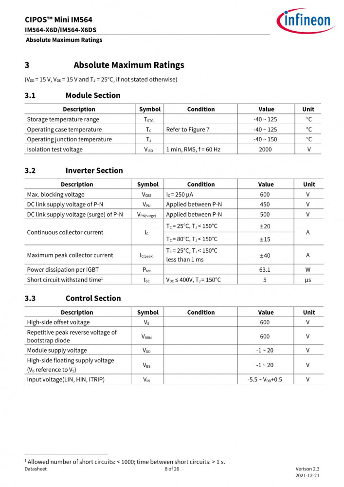 IM564-X6D datasheet page 8