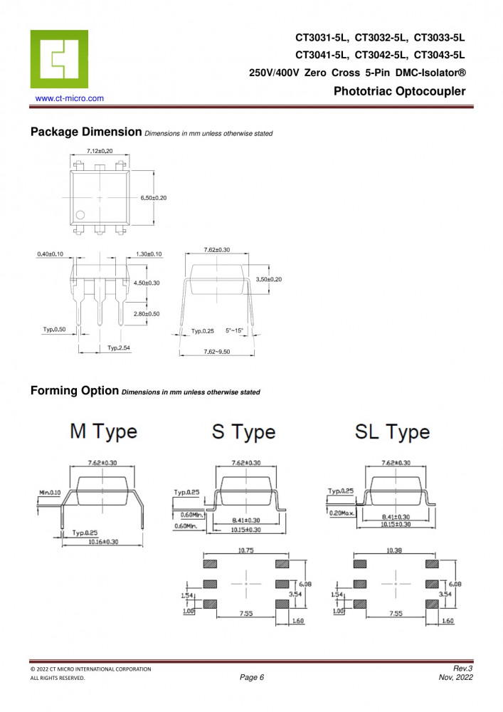 CT3041-5L datasheet page 6